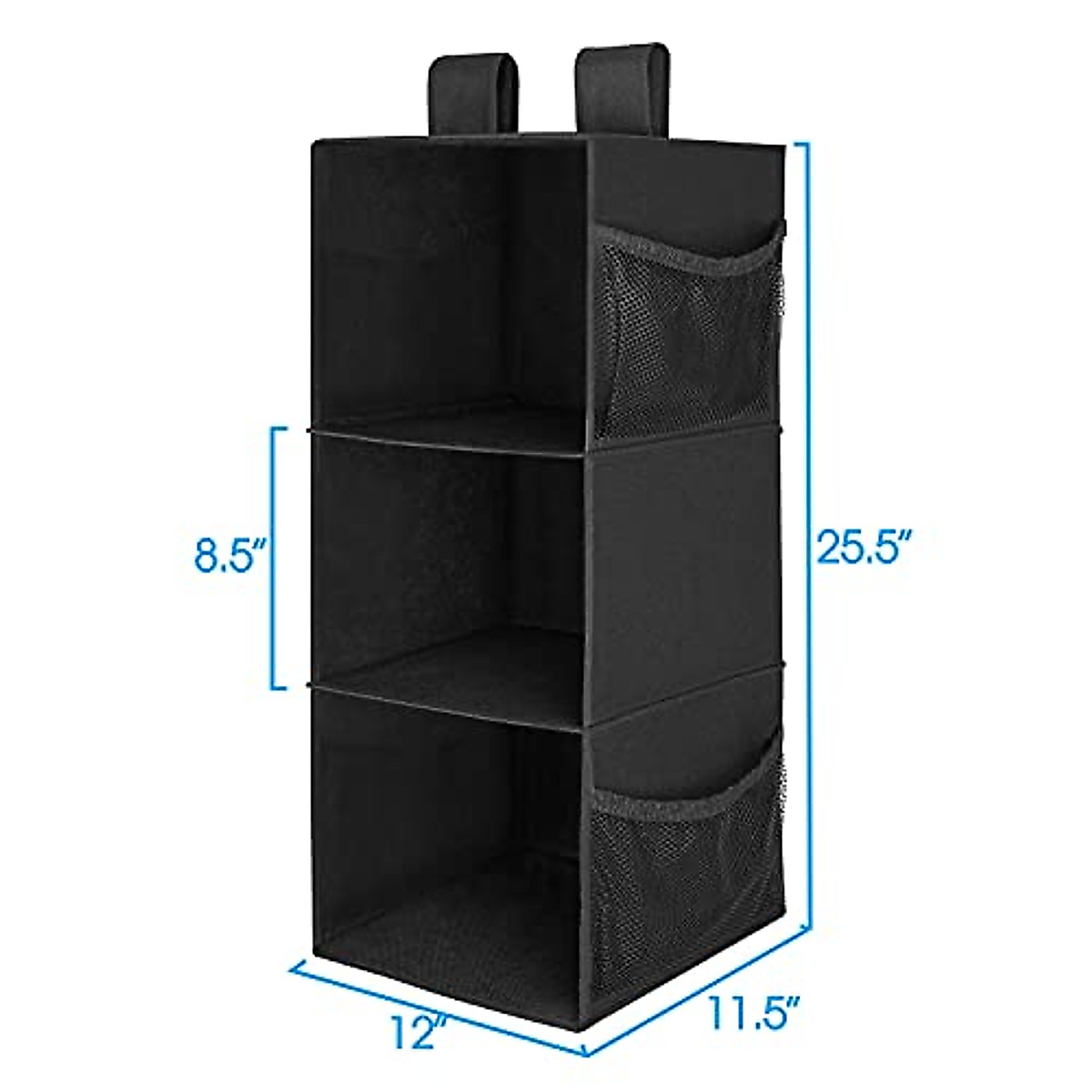 MAX Houser Hanging Closet Organizer, Hanging Sweater Organizer,Foldable Hanging Shelves for Closet