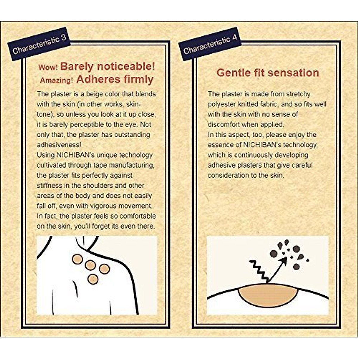 The ROIHI-TSUBOKO Cool-Type Plaster. Cool Relief