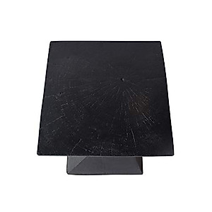 Christopher Knight Home Kajsa Outdoor Lightweight Concrete Accent Table, Black