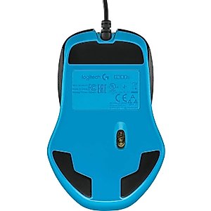 Logitech G300s Optical Ambidextrous Gaming Mouse - 9 Programmable Buttons, Onboard Memory (Renewed)