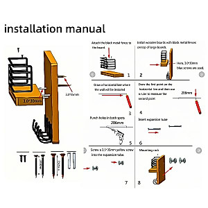 Styptika Mail and Key Organizer for Wall, Key Holder Wall Mount with Musical Note Design, Mail Organizer Wall Mounted, Mail Key Holder Wall Mount, Key Holder for Wall with 4 Double Hooks for Entryway