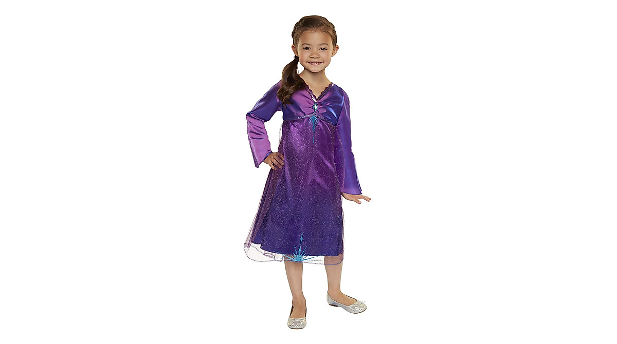 Disney Frozen Elsa Purple Role-Play Dress for Kids 4-6x