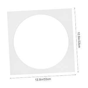jojofuny Photo Frame Mat 3pcs Square Holes Matboard for Picture Frames Picture Frame Mats Photo Art Display Safe Sturdy
