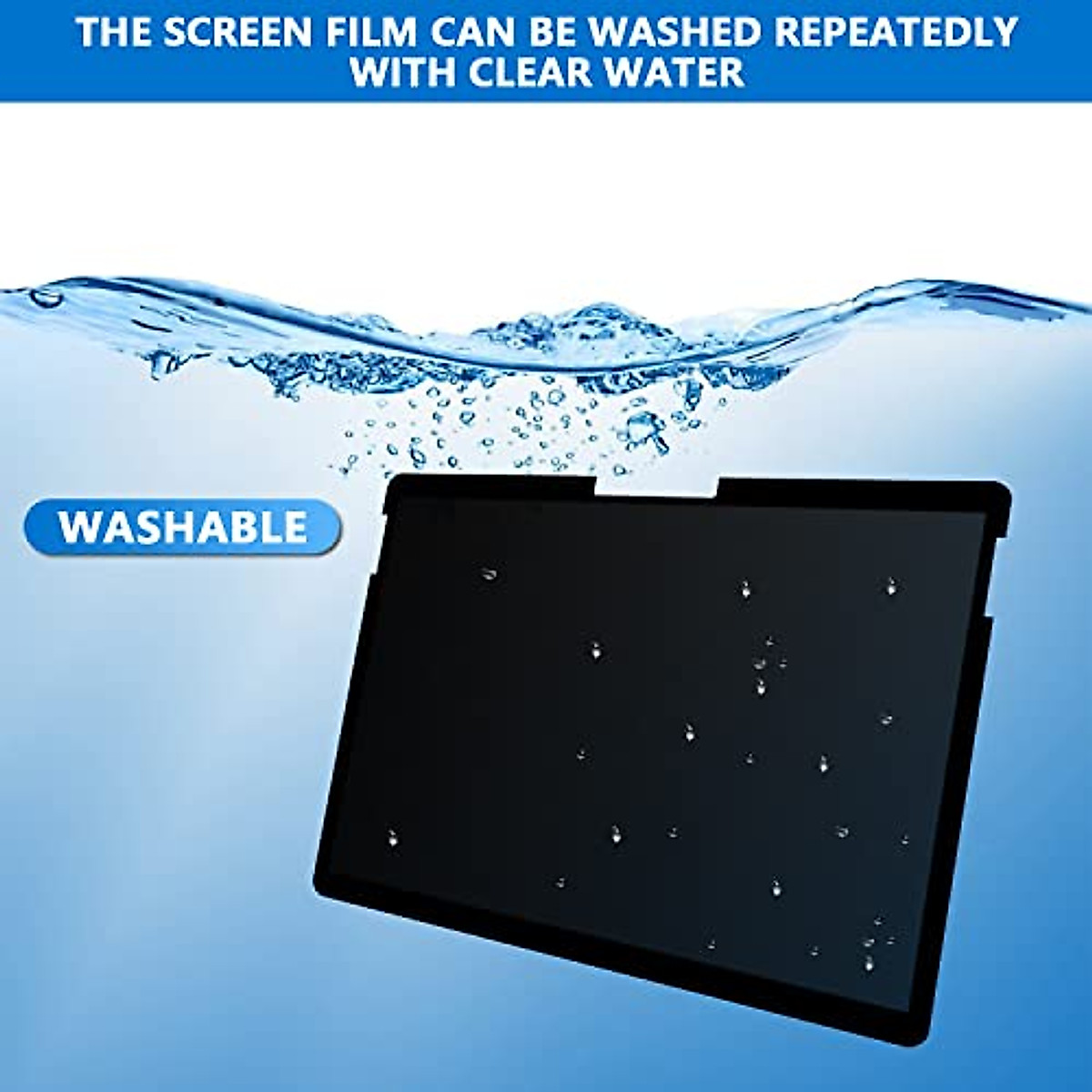 Laptop Privacy Screen Microsoft Surface Pro 7 Plus/7/6/5/4/3 th Gen 12.3 inch,Removable Privacy Screen Filter (for Surface Pro 7+/7/6/5/4 Privacy Screen Protector),-Anti Blue Light/Anti-Glare