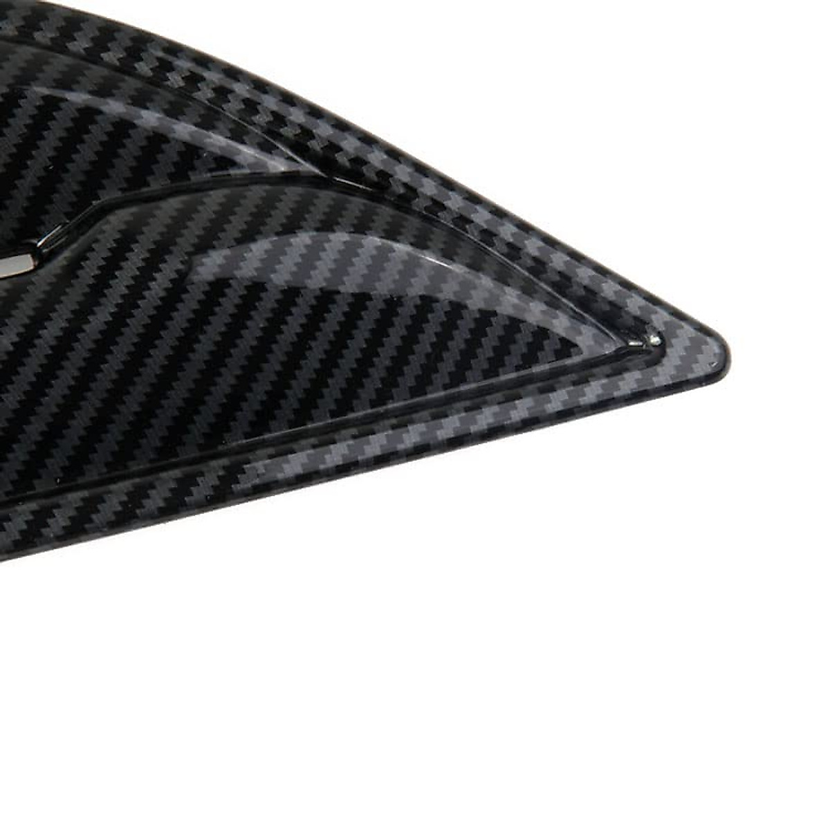 Justautotrim Front Side Fender Vent Chrome Cover Trims for 2017 2018 2019 2020 Ford F150 Raptor Accessories (Carbon Fiber)