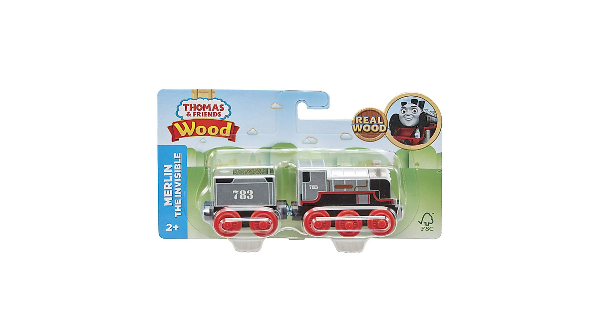 Thomas & Friends Wood Merlin the Invisible Toy Train - Play & Imagination