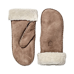 Hestra Women’s Sheepskin Mitt - Beige - 7