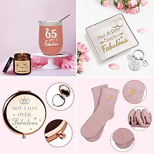 65th Birthday Gifts For Women, Happy 65th Birthday Gifts For Her Best Friend Mom Sister Wife Turning 65, Gift For 65 Year Old Woman Birthday Unique, Funny Birthday Gift Box Ideas