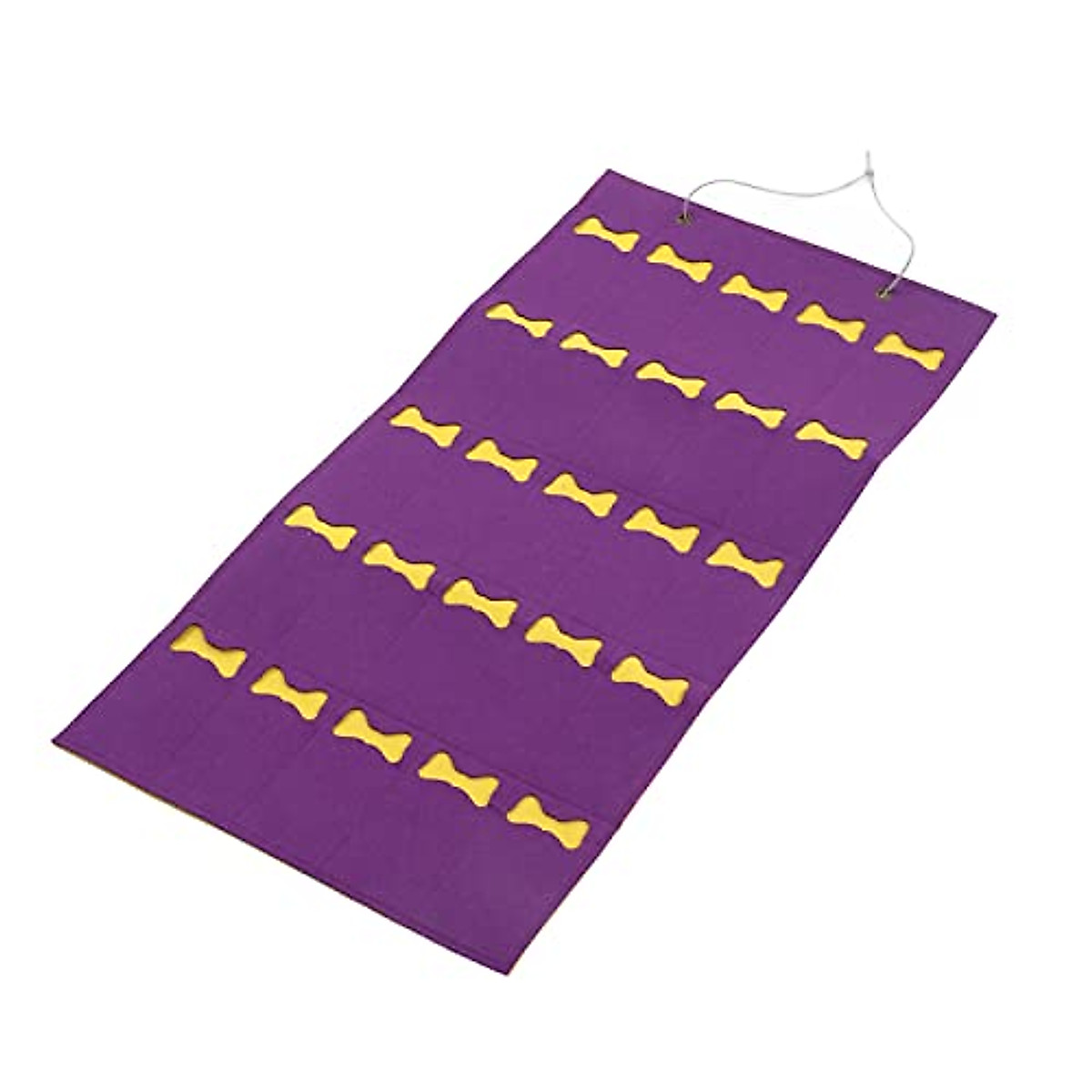 Organizer per appendere accessori per capelli, display flexible resistant to allusura 25 griglie, support per fiocchi per capelli in felt delicate sulla pelle per la casa