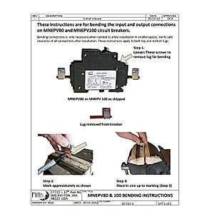 MidNite Solar MNEPV80 DIN Circuit Breaker 80A 150VDC