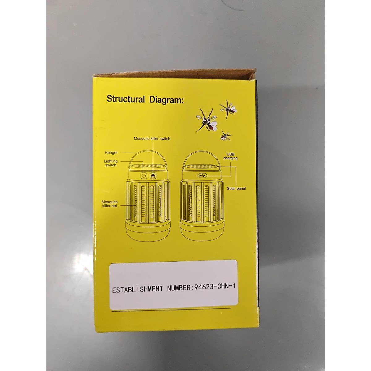 Solar Bug Zapper Outdoor Waterproof Mosquito Zapper for Patio Home Camping, 3 in 1 Cordless Mosquito Light Killer Portable Small Bug Zapper - Camping Light, Mosquito Killer, Flashlight - Blue, 2 PCS