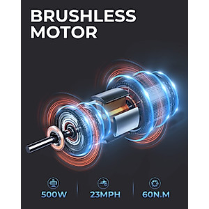 Mukkpet Suburban Electric Bike for Adults 500W Electric Mountain Bikes 26'' * 4.0 All Terrain Tire Electric Bicycle 48V 13AH BMS Removable Lithium Battery Shimano 7-Speed Electric Bike