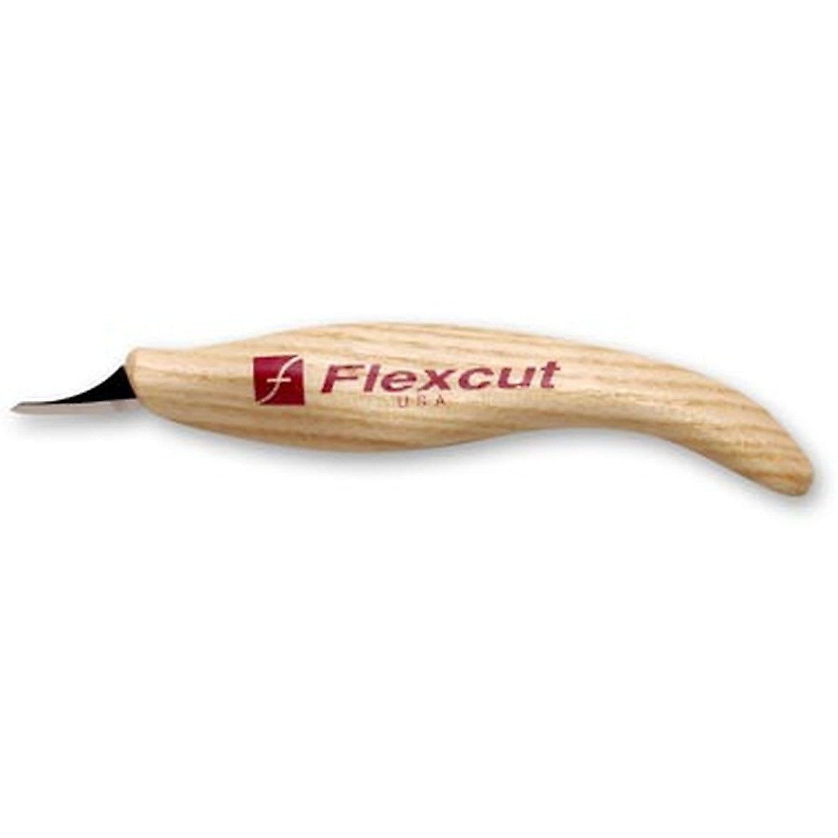 FLEXCUT Mini Pelican Knife, Honed and Polished Ultra-Thin High Carbon Blade, 7/8 Inch (KN19)