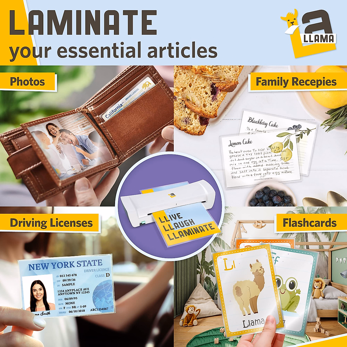 Thermal Laminating Pouches, 9 x 11.5 Inches, 3 Mil Thick, 50 Pack, Suited for Letter Size Laminating Sheets 8.5 x 11