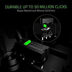 Razer Naga Trinity Gaming Mouse: 16,000 DPI Optical Sensor - Chroma RGB Lighting - Interchangeable Side Plate w/ 2, 7, 12 Button Configurations - Mechanical Switches