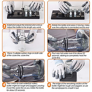 IMT Professional Bottle Cutter, Glass Cutter Wine Bottle Cutting Tool Kit