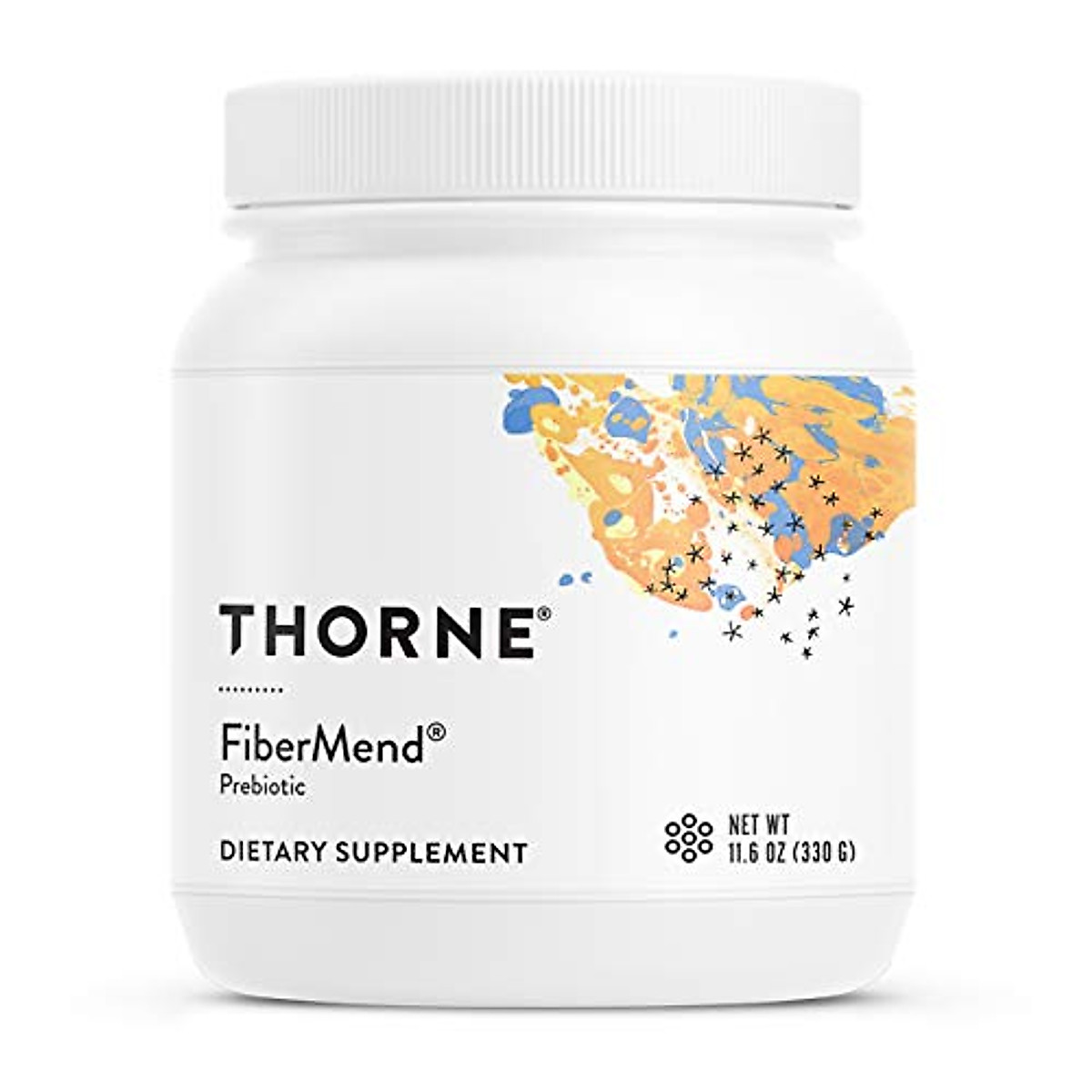 Thorne FiberMend - Prebiotic Fiber Powder to Help Maintain Regularity and Balanced GI Flora - 11.6 Oz