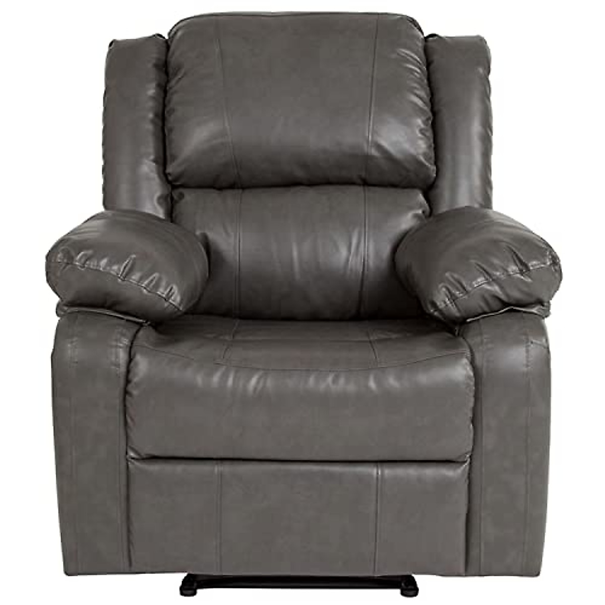 Flash Furniture Harmony Series Gray LeatherSoft Recliner