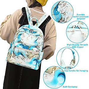 Girls Mini Backpack Womens Small Backpack Purse Teens Cute Floral Travel Backpack Casual School Bookbag (Black flower)