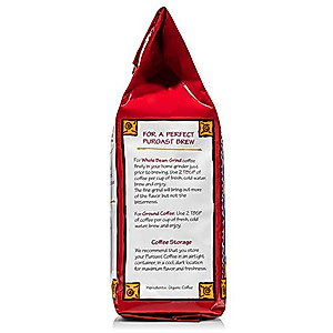 Puroast Low Acid Coffee Ground Organic French Roast, Dark Roast, Certified Low Acid Coffee, pH 5.5+, Gut Health, 12 oz., Higher Antioxidant, Smooth for Espresso, Iced Coffee