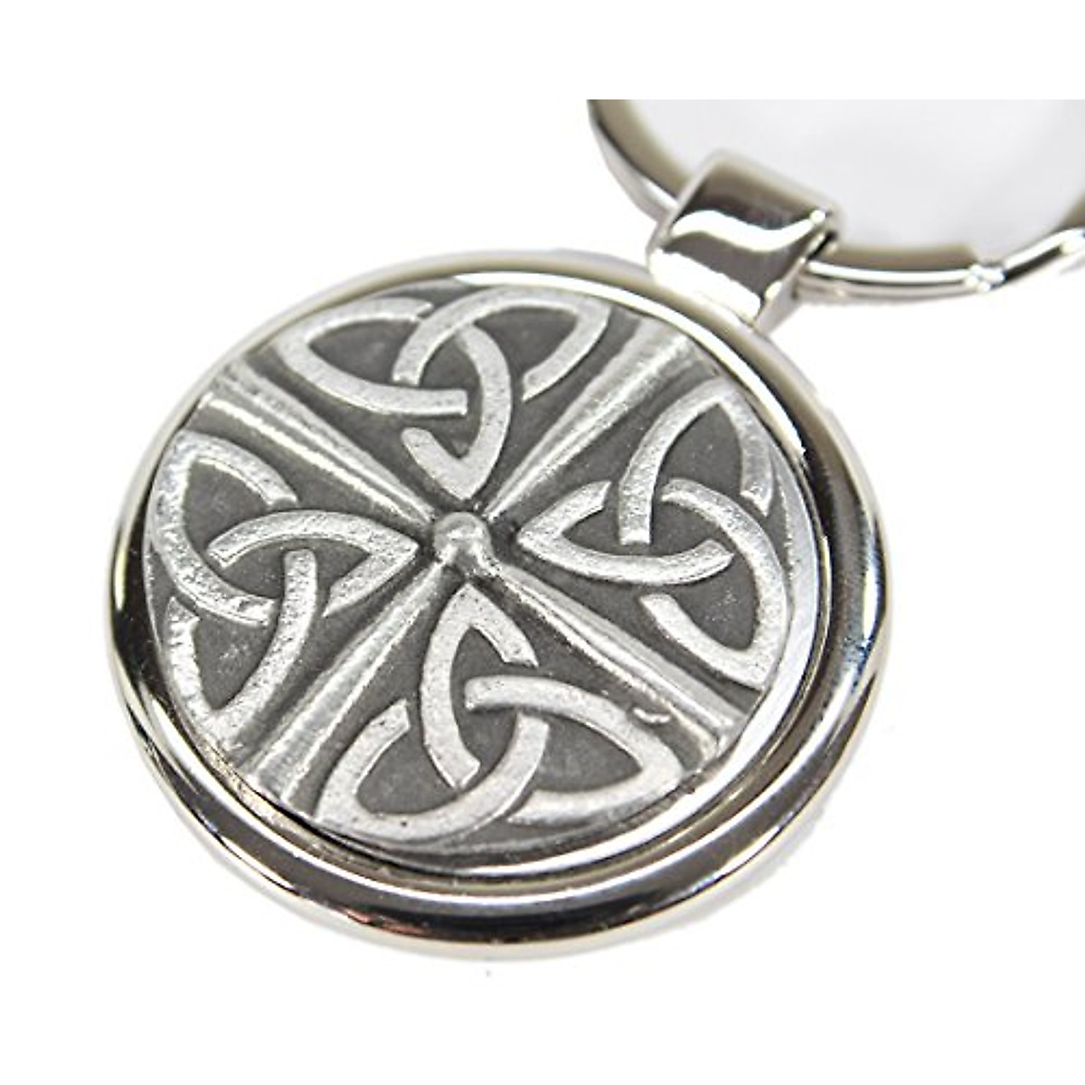 Biddy Murphy Irish Pewter Keychain Claddagh, Love, Loyalty, Friendship, Made in Ireland