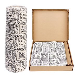 UNIMEIX 24 Pack 11.8 Inch Reusable Paper Towels Washable Roll Zero Waste Reusable Napkins Eco Friendly Paperless Towels for Kichen