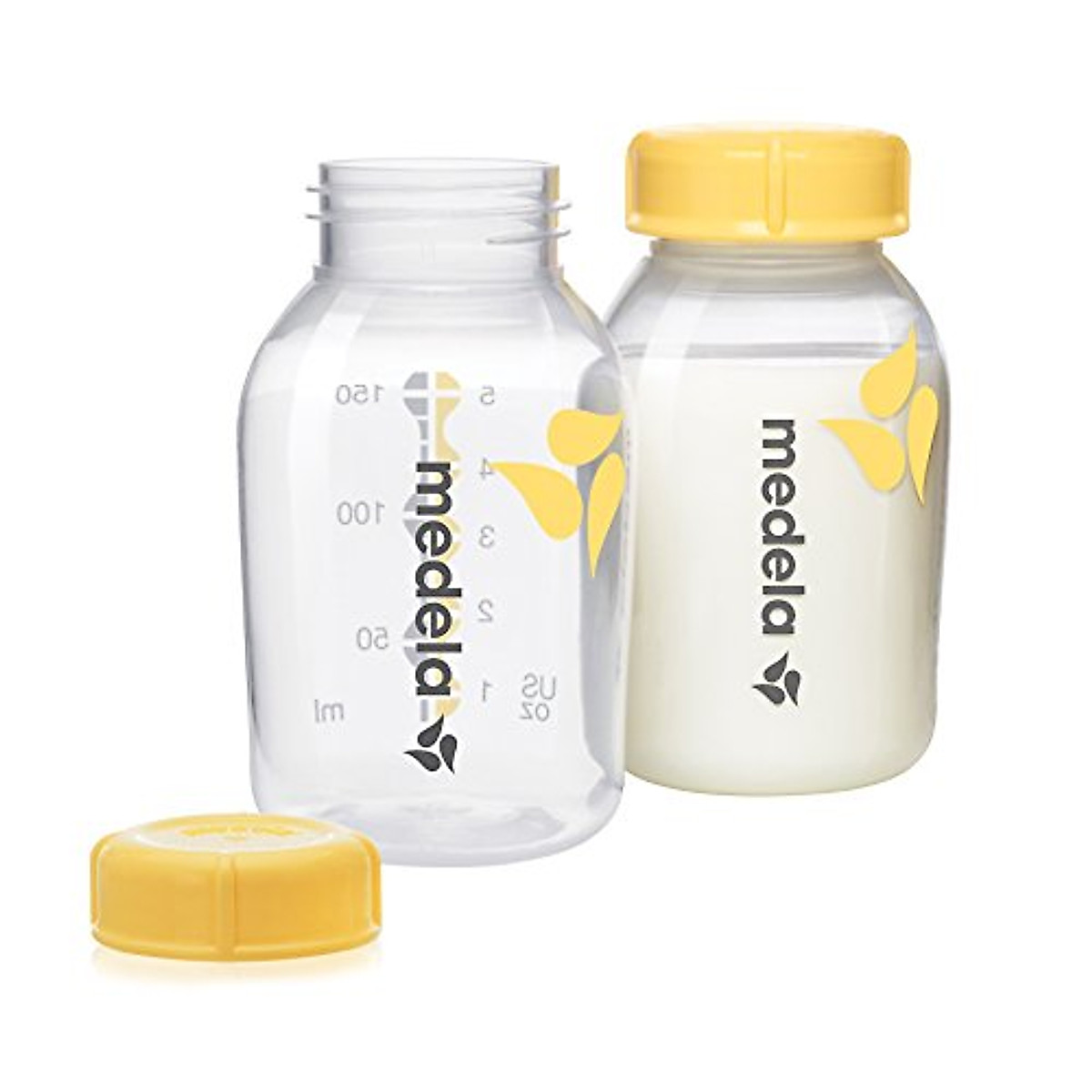 Medela Breast Milk Collection and Storage Bottles, 6 Pack, 5 Ounce Breastmilk Container, Compatible with Medela Breast Pumps and Made Without BPA