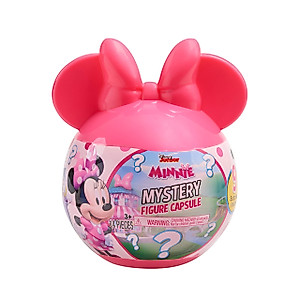 Disney Junior Minnie Mouse Mystery Figure Capsule, 9 Pieces Inside, Officially Licensed Kids Toys for Ages 3 Up by Just Play