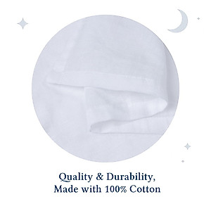 Cosy House Collection 6-Pack Kitchen Flour Sack Towels - 27" x 27" Reusable Dish Towels - Multi-Purpose, Versatile, & Absorbent - 100% Cotton