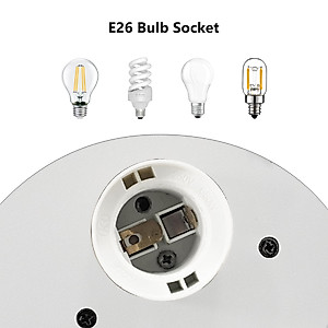 Inowel Porch Light White Dusk to Dawn Outdoor Wall Light,13in Large Exterior Lighting Fixture for House Garage Front Door,Waterproof Outside Hanging Lamp E26 Wall Mount Lantern(Bulb Not Include)