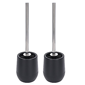 Toilet Brush, 2 PCS Toilet Bowl Brush and Holder, Bathroom Accessories Toilet Bowl Cleaners Toilet Cleaner Brush Cleaning Supplies