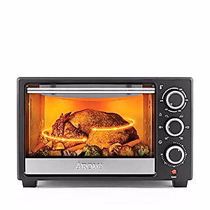 Aroma Housewares 17.5L Turbo Convection Air Oven (ABT-316B), Black