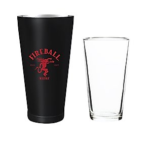 Fireball 2 Piece Boston Shaker Set, LARGE