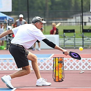 THEHUAYUE Pickleball Ball Retriever, 16-Piece Set, Plastic, Big