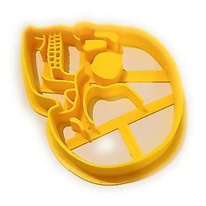 T3D Cookie Cutters Human Skull Cookie Cutter, Suitable for Cakes Biscuit and Fondant Cookie Mold for Homemade Treats