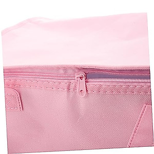SHOWERORO Cake Insulation Bag Deliveries Insulated Bag with Handle Deliverys Insulated Take Out Bag Door Insulated Food Carrier Insulated Food Bag Food Bag for Takeout Non-woven Bags Pink