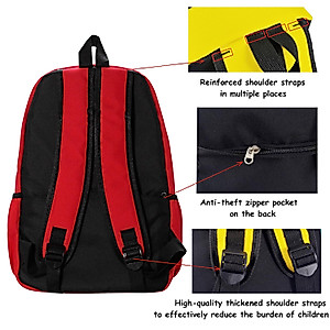 POWOFUN 15 inch Kids Backpack Lightweight Elementary School bag Kindergarten Bookbag Casual Travel Daypack