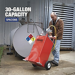Roughneck UL Listed Gas Caddy - 30-Gallon, Steel