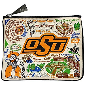 Catstudio Oklahoma State University Collegiate Zipper Pouch Purse | Holds Your Phone, Coins, Pencils, Makeup, Dog Treats, & Tech Tools