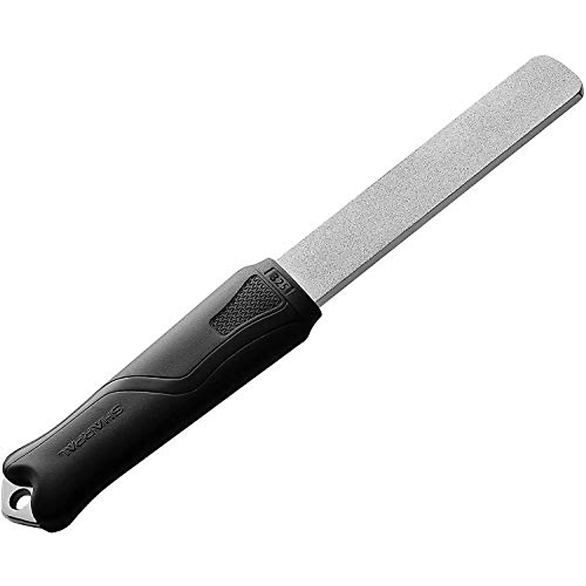 SHARPAL 121N Dual-Grit Diamond Sharpening Stone File Garden Tool Sharpener Coarse 325 / Extra Fine 1200 Grit for Sharpening Knife, Axe, Hatchet, Lawn Mower Blade, Loppers, Chisels, Spade, Drills