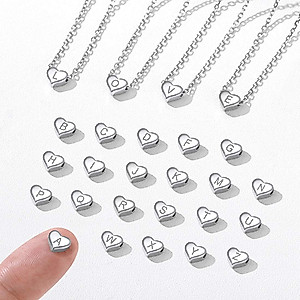 ChicSilver 925 Sterling Silver Bracelets for Women Initial Charm Bracelet with Heart Bracelet for Women Mom Bracelet Gift for Mother