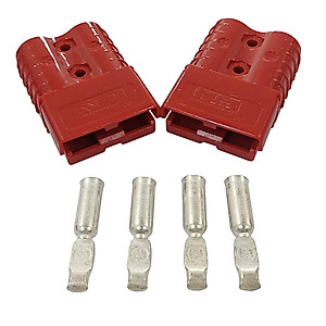 NA 120 Amp Connector Battery Charger Battery Power connectors 120Amp (2AWG, Red)