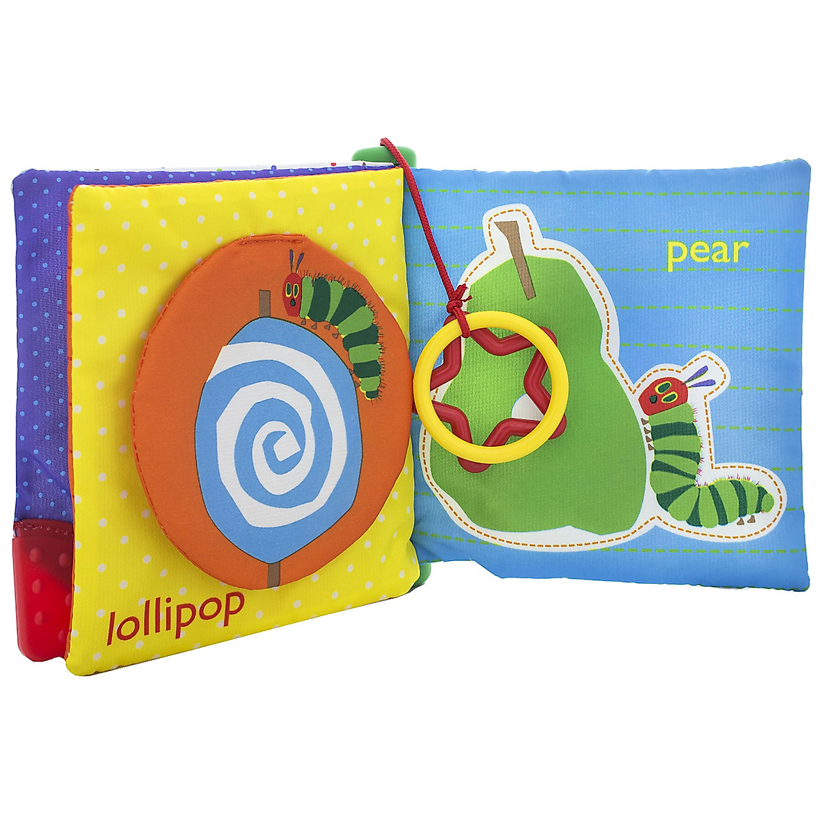 World of Eric Carle, The Very Hungry Caterpillar Fun Foods Soft Book Teether