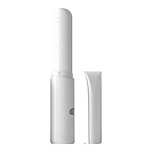 Hair Straightener Hair Curling Comb Portable Cordless Curling Iron Mini Professional for Home Curling Dry Hair Straightening, White