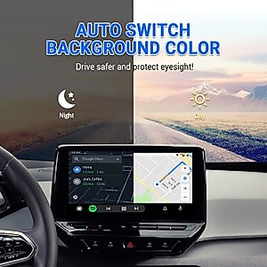 A2Air Wireless Android Auto Adapter - 13s Auto-Connect Fast Speed,2024 Upgrad Android Auto Wireless Adapter for Cars with Factory Wired Android Auto,2024 October