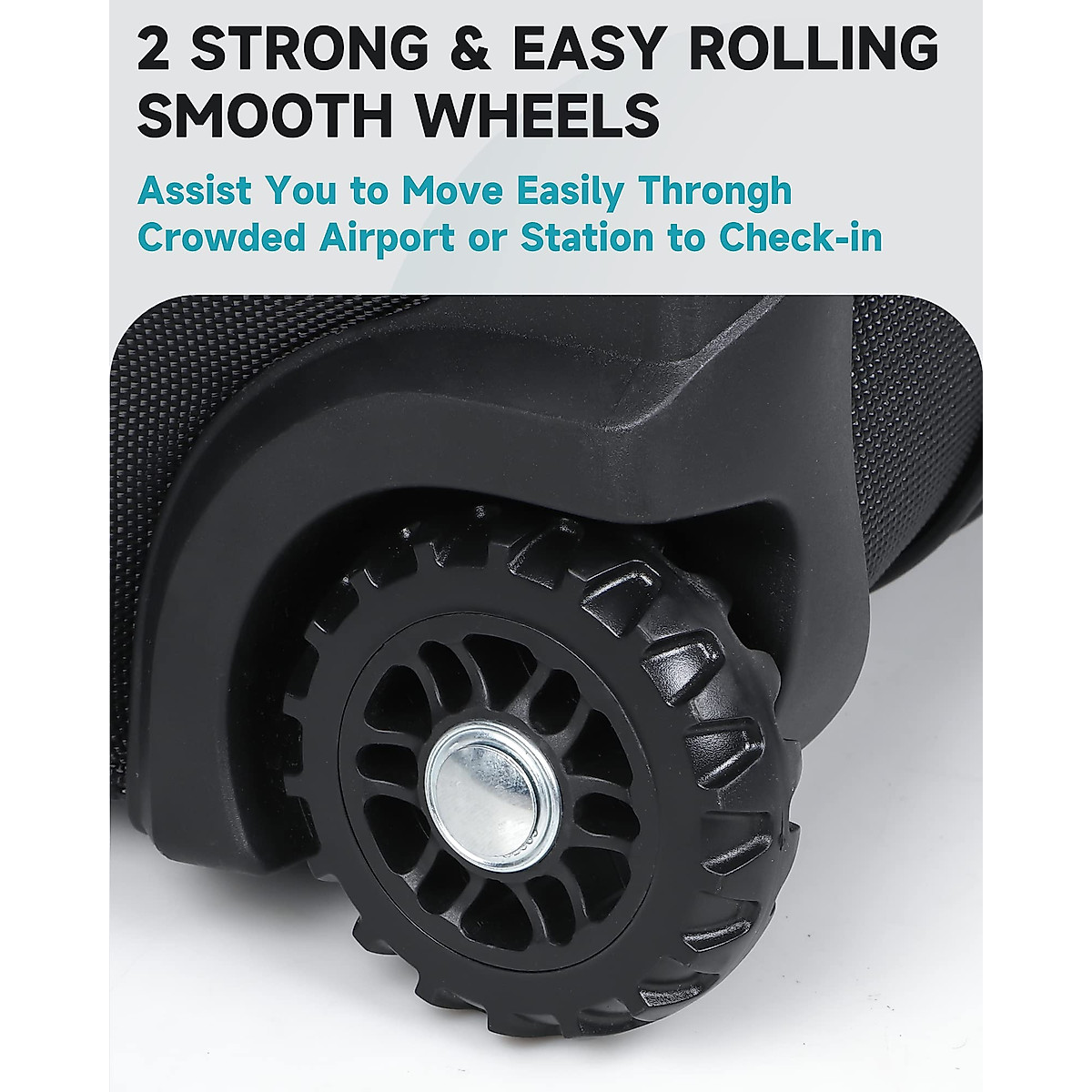 Findway Golf Travel Bags for Airlines with Wheels and ABS Hard Case Top, Protect Your Clubs, Waterproof 1680D Oxford Fabric and Oversize Tank Wheels, Lightweight and Easy to Maneuver