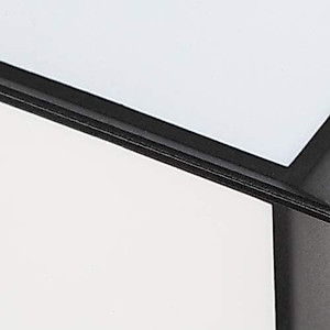 MODEBHD Modern Black Outdoor IP54 Waterproof Landscape Column Light Energy Saving Rustproof Die-cast Aluminum Patio Post Light Square Fence Guardrail Doorway Porch Pillar Lamp Traditional Landscape Li