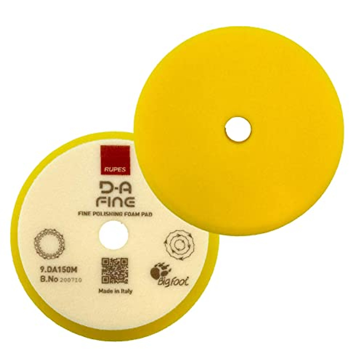RUPES 150 mm (6 inch) High Performance Fine Finishing Foam Pad D-A Fine (2)
