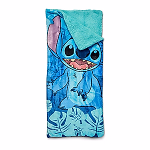 Northwest Lilo and Stitch Cloud Sherpa Slumber Bag, 27" x 62", Big Smiles