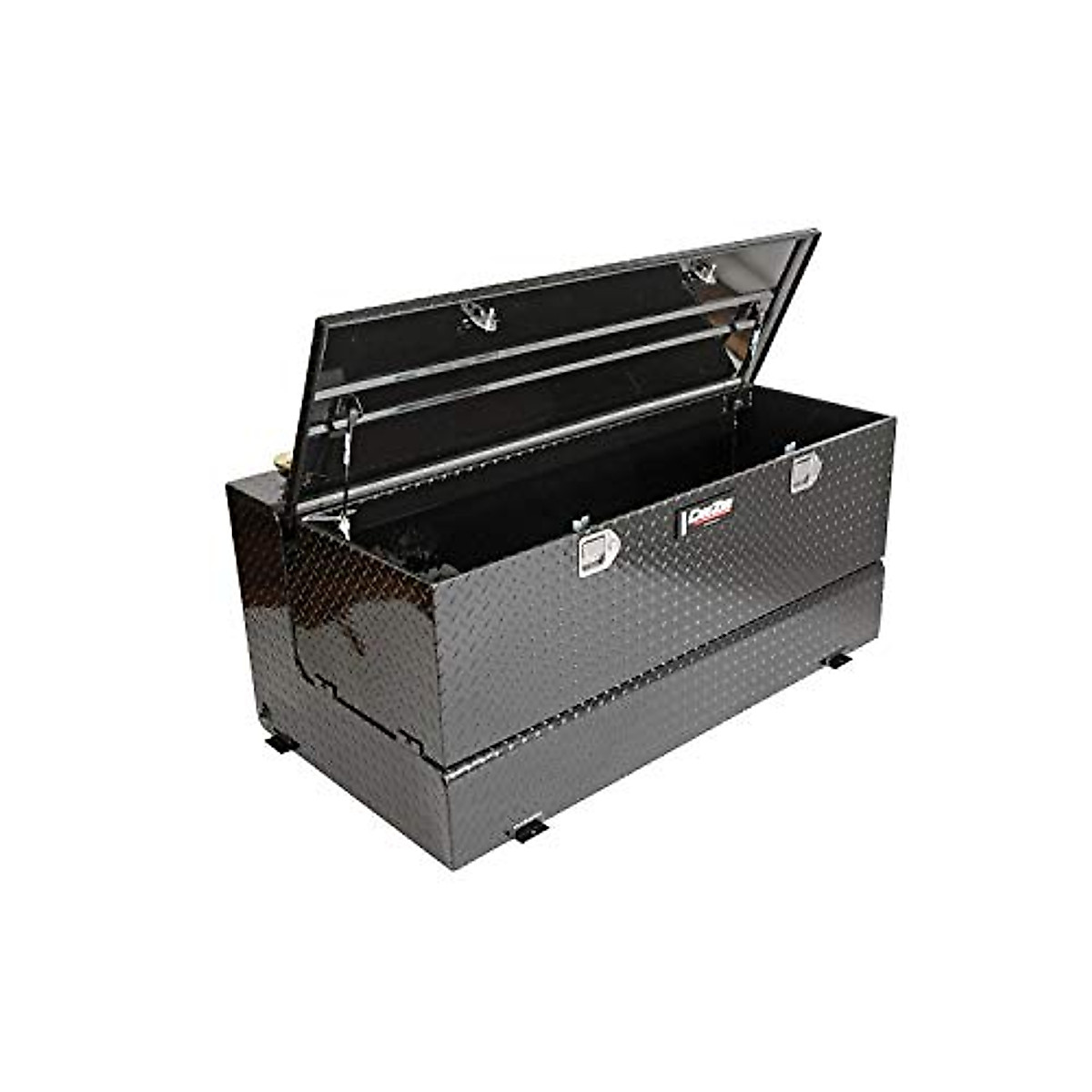 Dee Zee DZ91742XB (92 gallon) Auxiliary Diesel Combo Transfer Tank & Tool Box - Black Aluminum